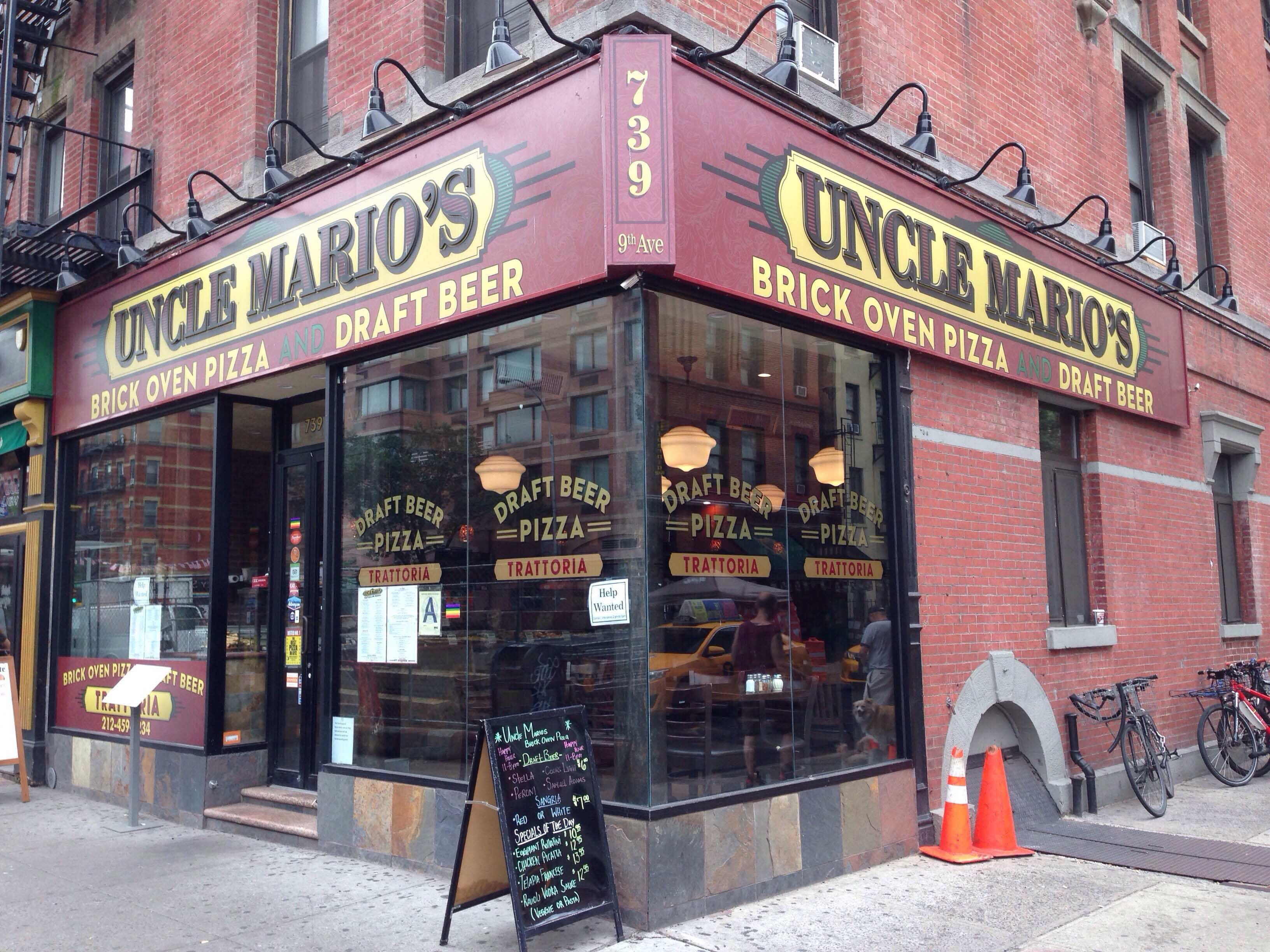 10019 Uncle Mario's Brick Oven Pizza Hell's Kitchen Manhattan New York City